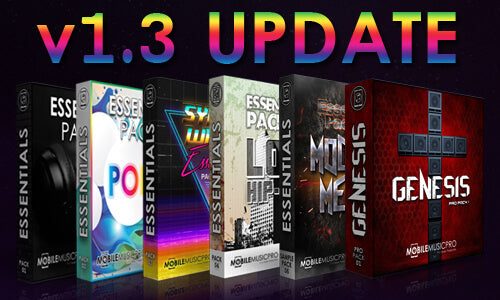 Sample Packs v1.3 + Melody Packs v.1.1 Update – MobileMusicPro